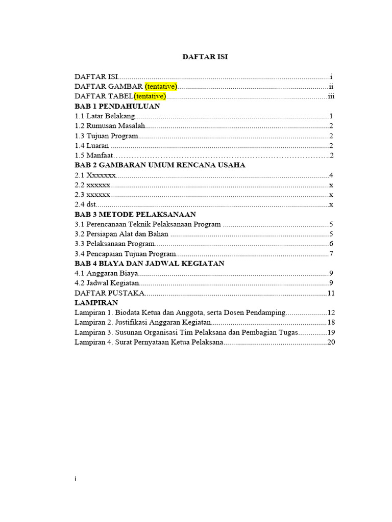 Proposal Pkm k Baru-1 | PDF