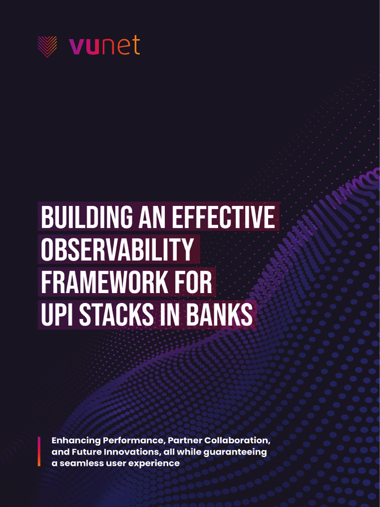 UPI Observability Best Practices Whitepaper 1 | PDF | Databases | Banks