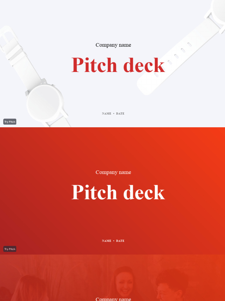 Pitch Deck: Company Name | PDF | Career & Growth | Business
