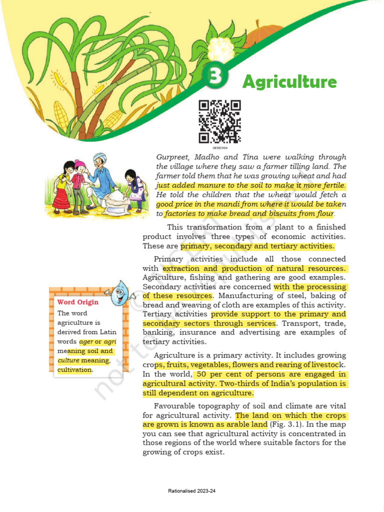 Agriculture: Word Origin | PDF | Agriculture | Farms