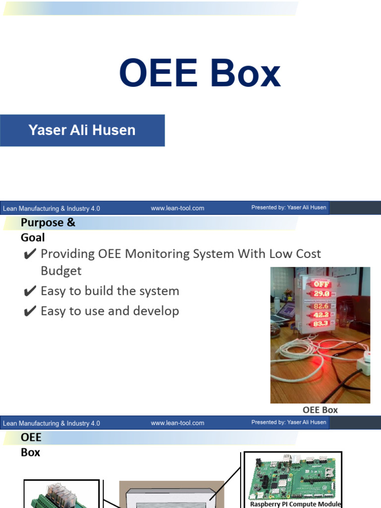 OEE Box | PDF | Raspberry Pi | Electrical Engineering