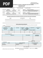 NPSC Wealth Declaration Form - 2019-1 | PDF | Financial Statement | Economies