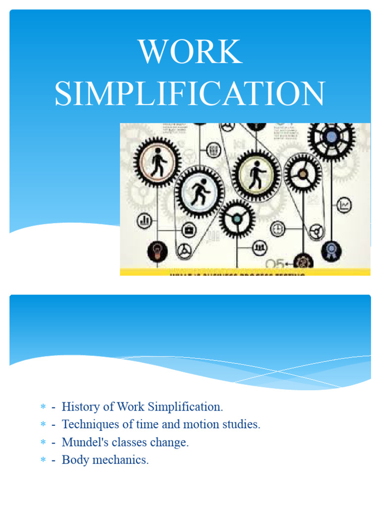 Work Simplification | PDF | Pelvis