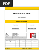 Work Method Statement For Roof Sheeting Works | PDF | Crane (Machine ...