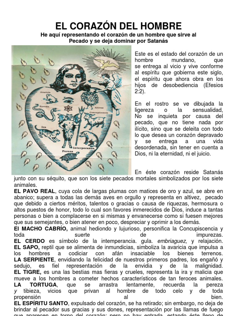 EL CORAZÓN DEL HOMBRE | Pecado | Gracia divina