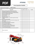 Rigging Equipment Inspection Checklist | PDF | Rope | Wire