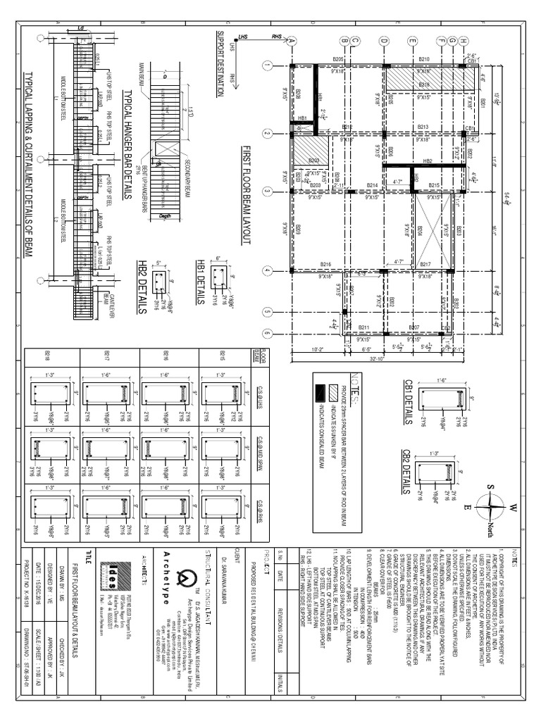 Roof Beam Layouts | PDF | Building Technology | Building Engineering