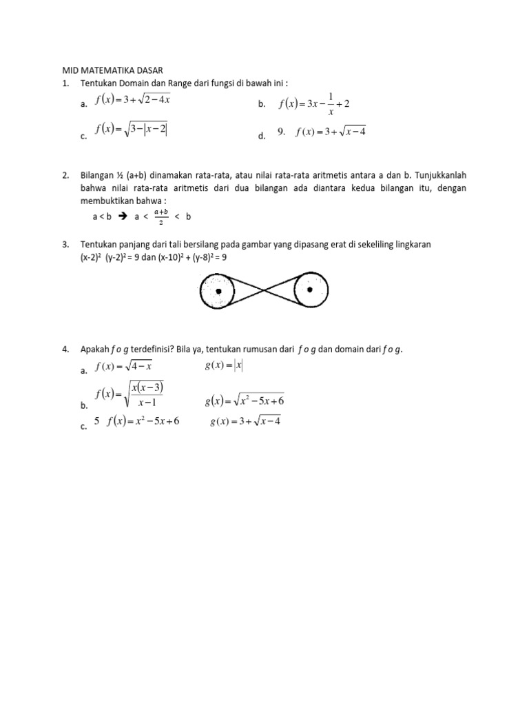 Contoh Soal Kalkulus Matematika Dasar | PDF | Metode & Bahan Ajar