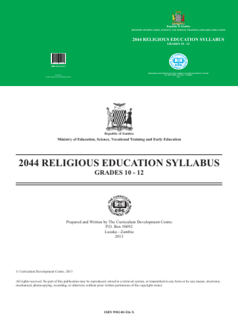 RE 2044 Syllabus | Download Free PDF | Educational Assessment | Learning