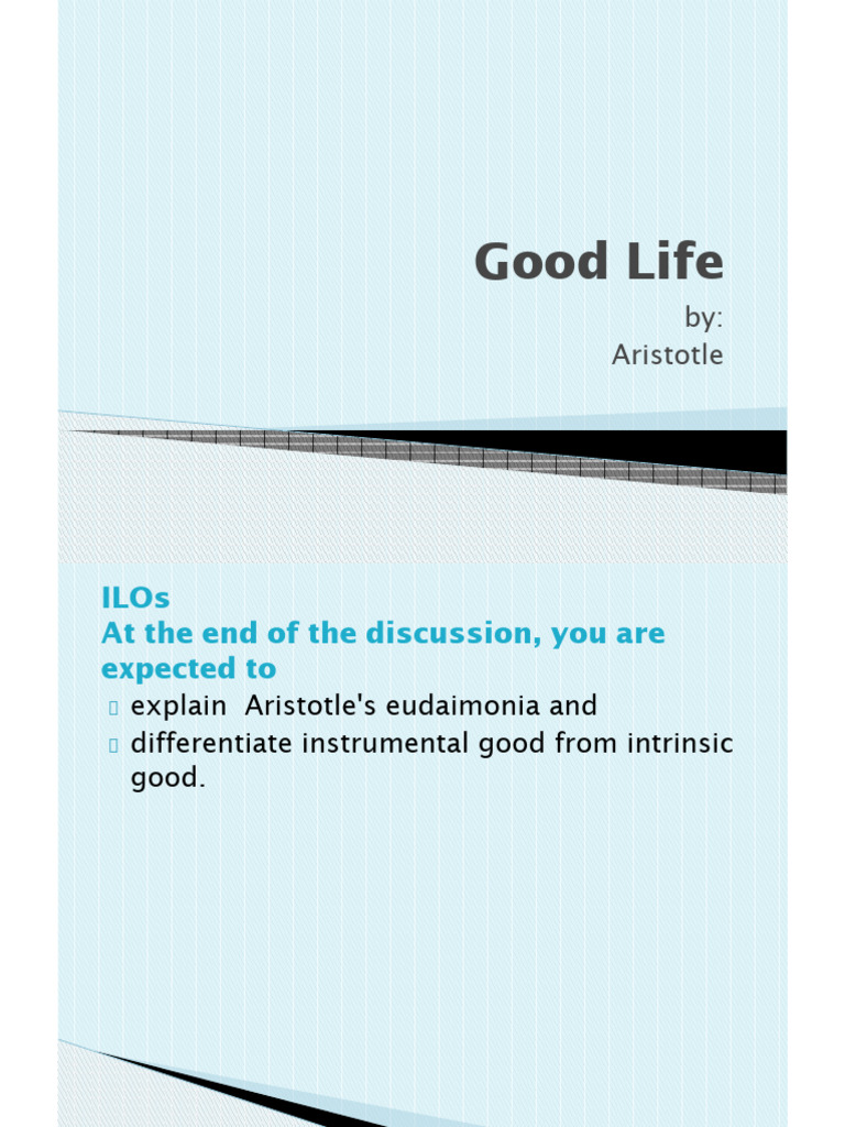 STS New Good Life | PDF | Ancient Greek Philosophy