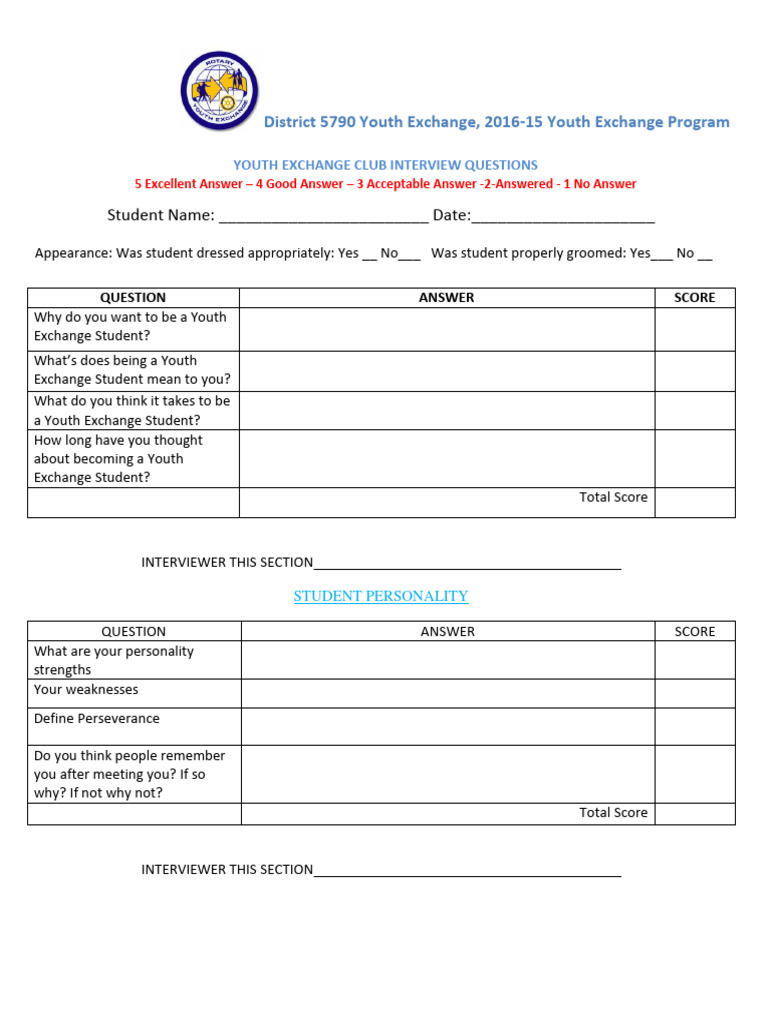 Club YE Outbound Interview Questions | PDF | Cognition