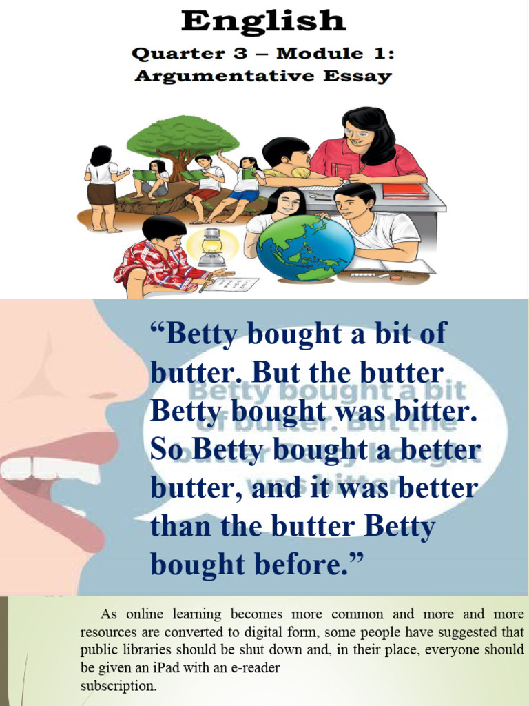 English 10 - Q3 Module1 | PDF | Libraries | Tablet Computer