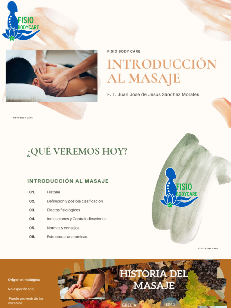 Introducción Al Masaje. | PDF | Músculo esquelético | Masaje