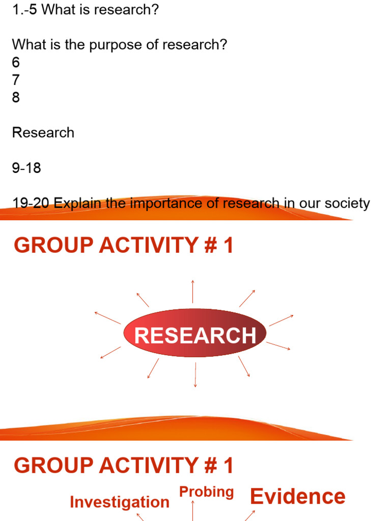 Lesson 1 Research | PDF | Knowledge | Methodology