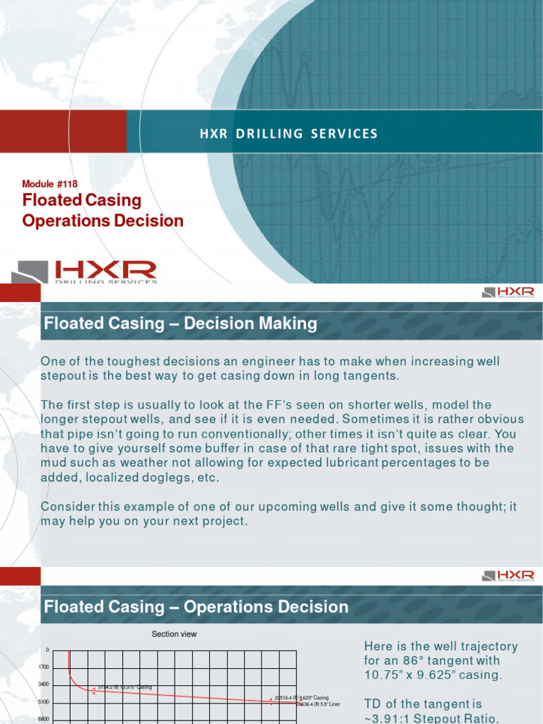 Floated Casing - Operations Decision | PDF | Manufactured Goods | Mechanical Engineering