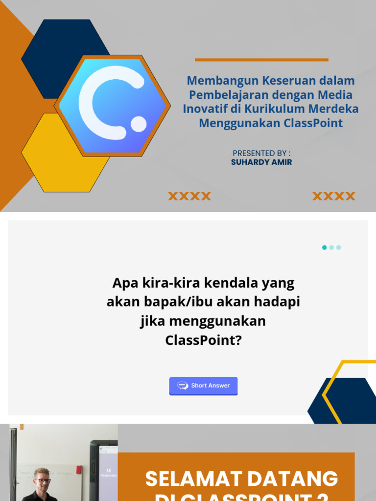MATERI HARI 3 - Praktik Baik Membangun Keseruan Dalam Pembelajaran Menggunakan Classpoint | PDF