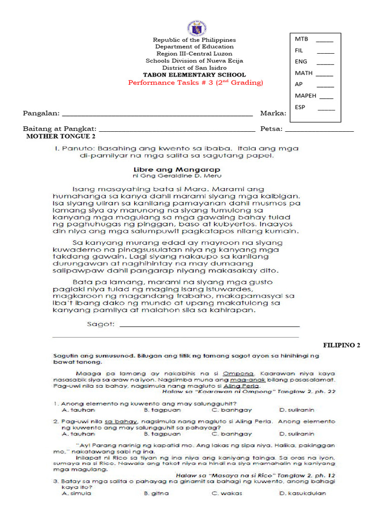 Performance Task #3, Q2 | PDF