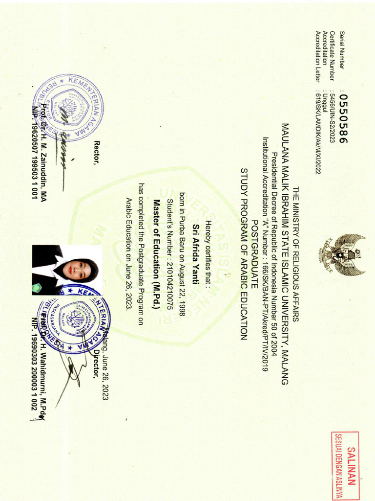 Afrida B. Inggris | PDF