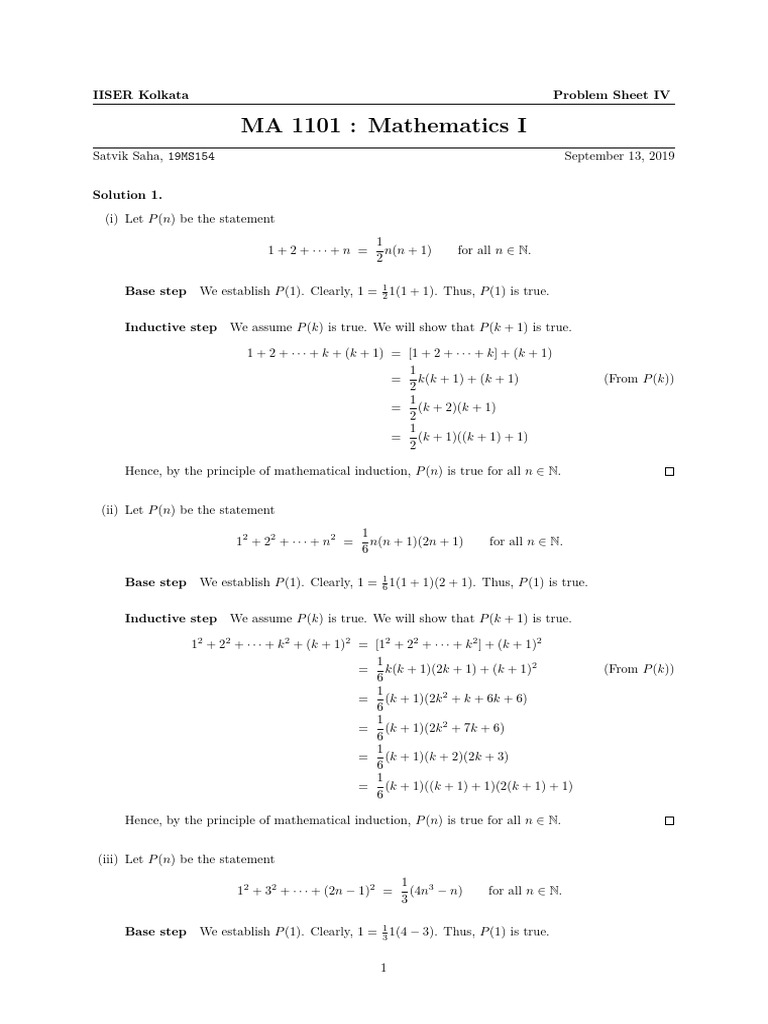 Sol 4 | PDF | Inequality (Mathematics) | Mathematical Logic