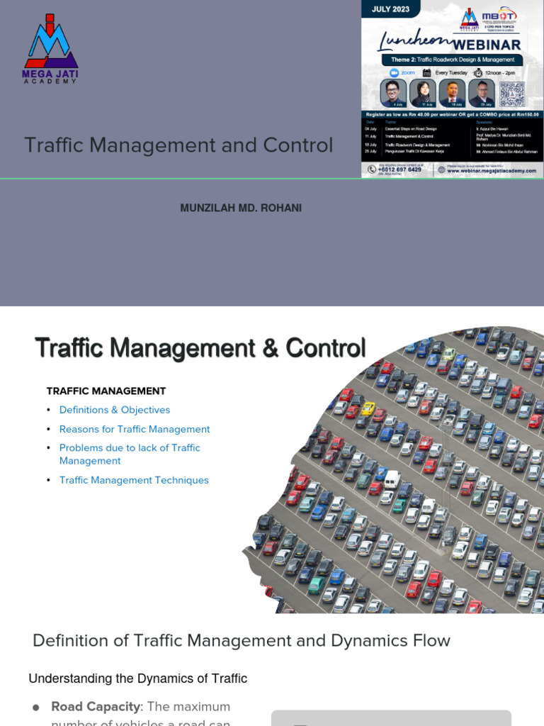 NOTA Traffic Management & Control | PDF | Traffic | Intersection (Road)