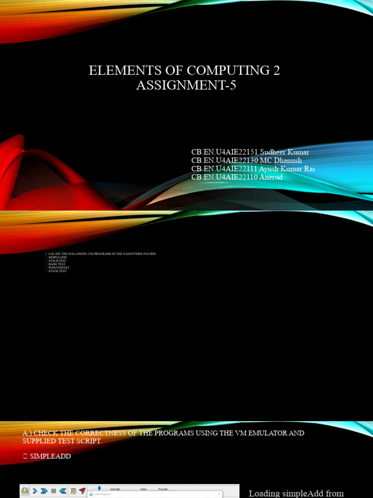Nand2tetris Project | PDF | Pointer (Computer Programming) | Parameter (Computer Programming)