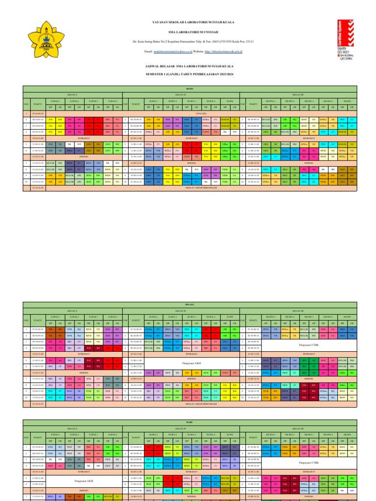 Roster Juli 2023 | PDF