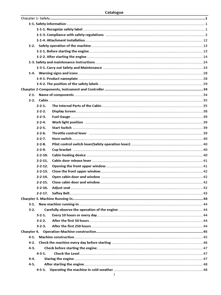 CT16 CT18 Operating Manual | PDF | Safety | Truck