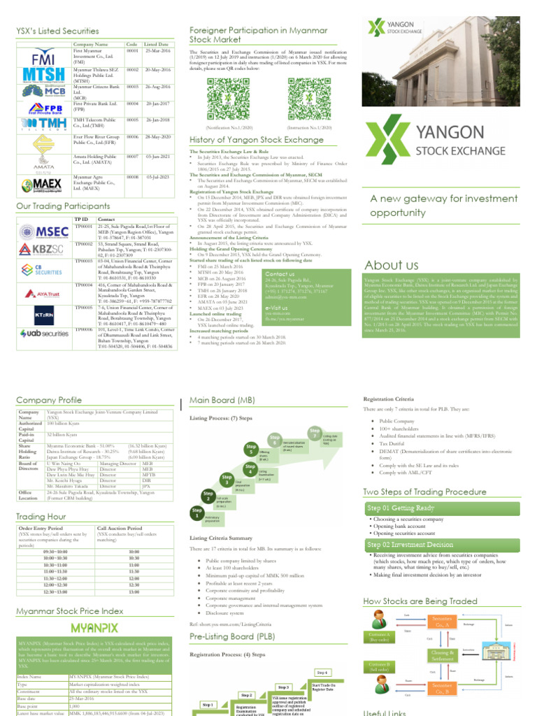 01 YSX-Company-Brochure-v3 | PDF | Stocks | Stock Market Index