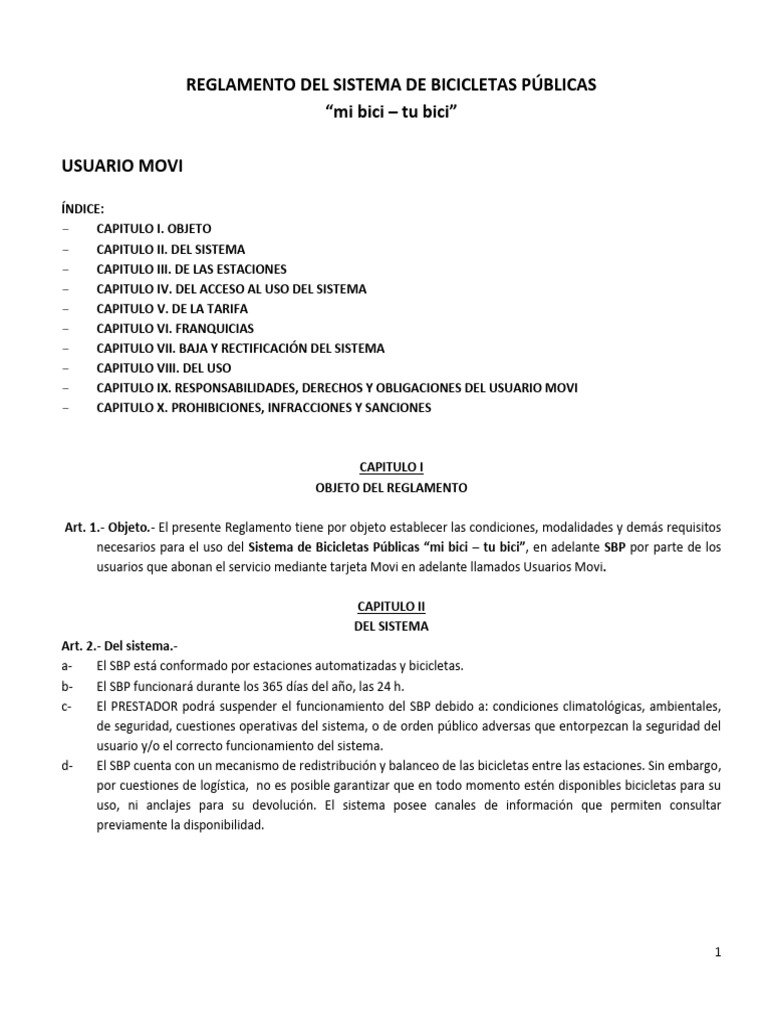 Reglamento - Final Mi Bici | PDF | Aplicación movil | Contraseña