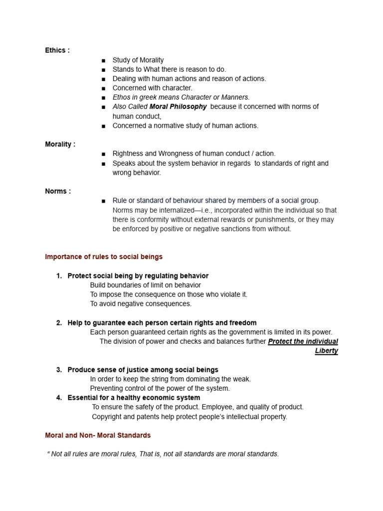 Ethics Reviewer (Me) | PDF | Morality | Conscience