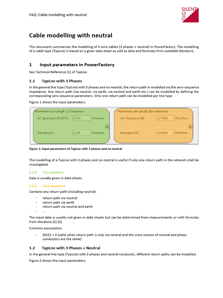 Calculation Parameter 4 Wire System | PDF | Science & Mathematics