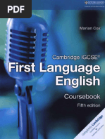 Cambridge IGCSE First Level English Study Revision Guide 3rd Edition | PDF