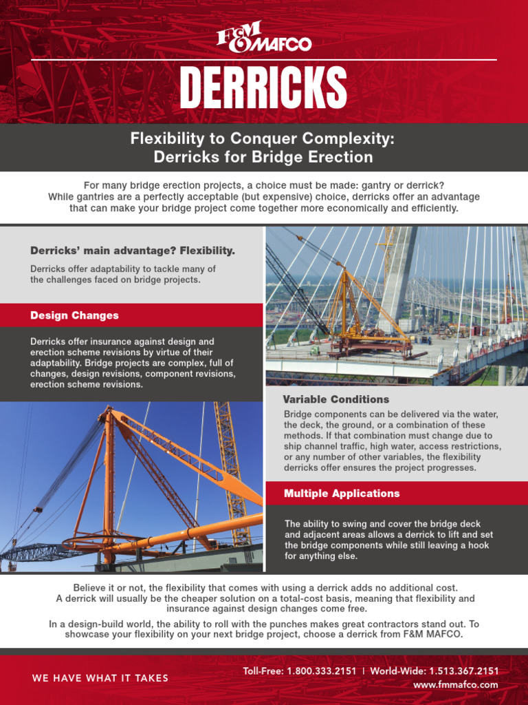 Flexibility of Derricks in Bridge Erection | PDF | Computers