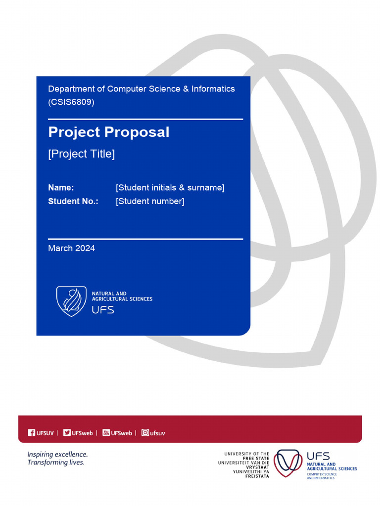 CSIS6809 Project Proposal Template - 2023 | PDF | Methodology | Computer Science