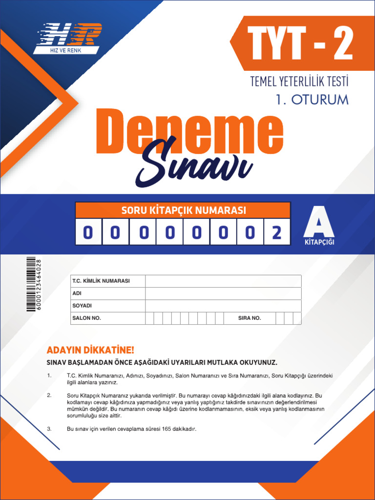 2024 Hiz Ve Renk Tyt 2 - 105438 | PDF