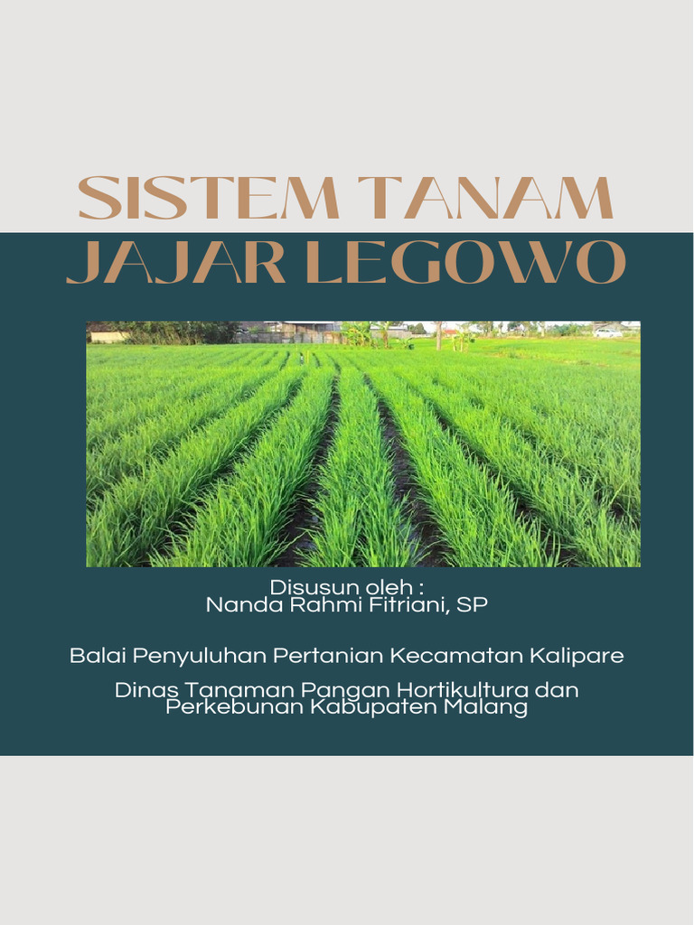 Booklet Jajar Legowo | PDF