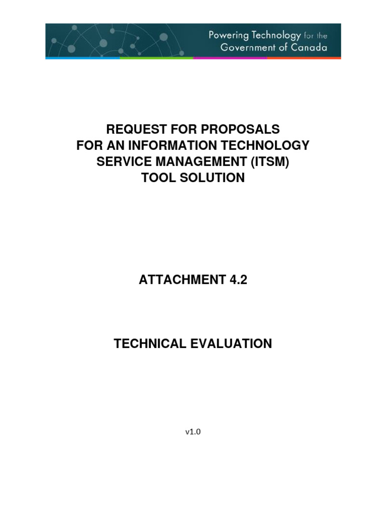 Itsm Attach 4.2 Tech Eval en | PDF | Specification (Technical Standard ...