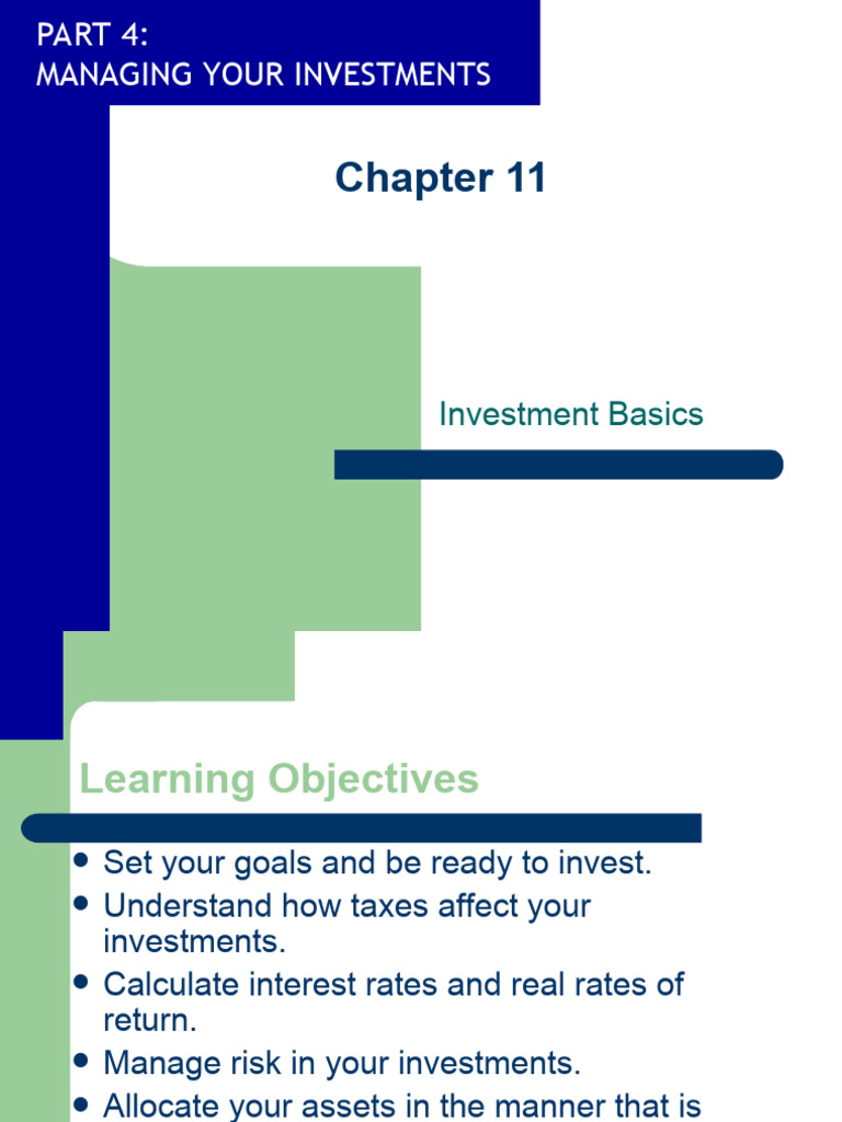 Investment Basics | PDF | Financial Risk | Diversification (Finance)