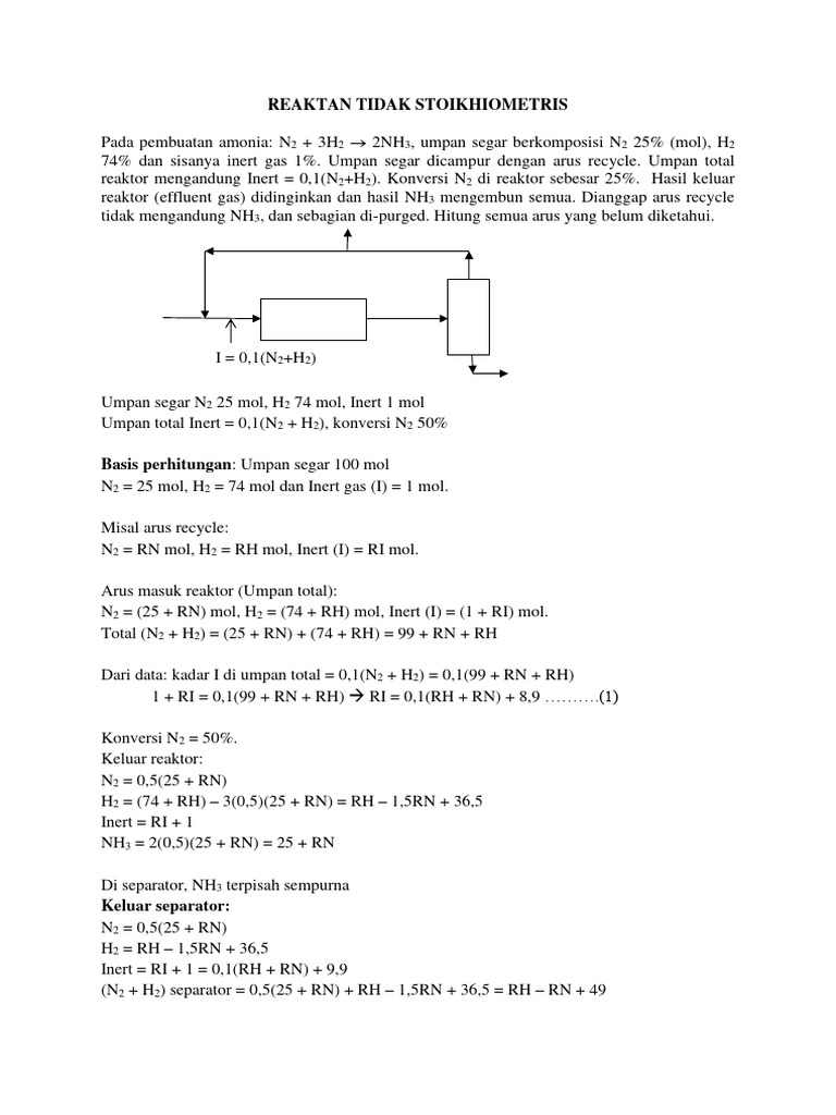 ATK-REAKTAN TIDAK STOIKHIOMETRIS-soal Lain | PDF