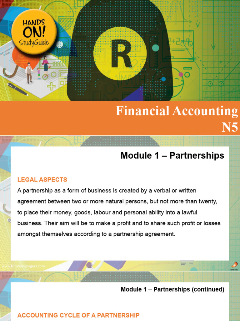N5 Financial Accounting: Partnerships & Branches | PDF | Partnership ...