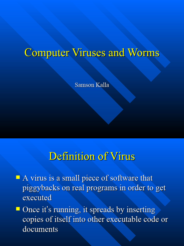Viruses | PDF | Computer Virus | Denial Of Service Attack