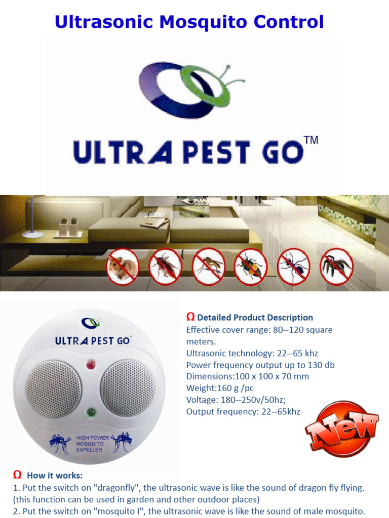 Ultrasonic Mosquito Control Device | PDF | Ultrasound | Mosquito