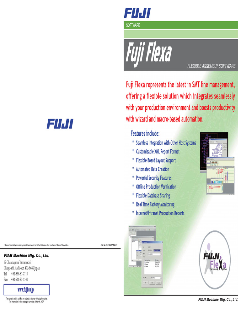 Fuji FlexaBrochure | PDF