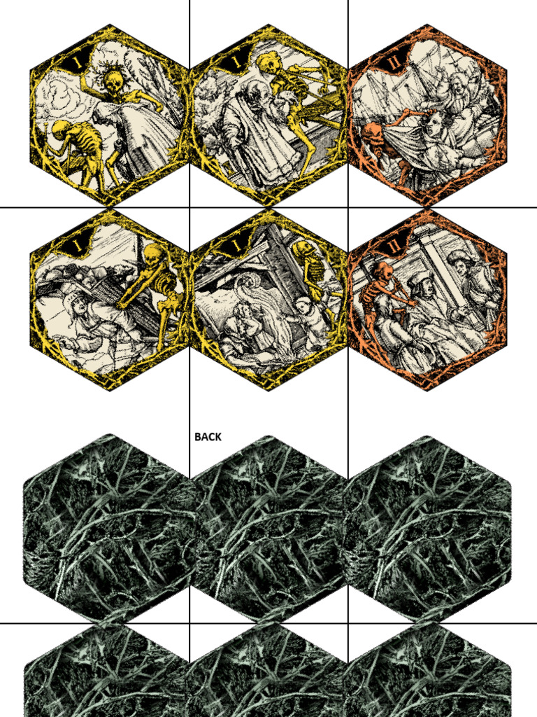 BRAMBLES 20 Hex Cards With Back COLOR | PDF