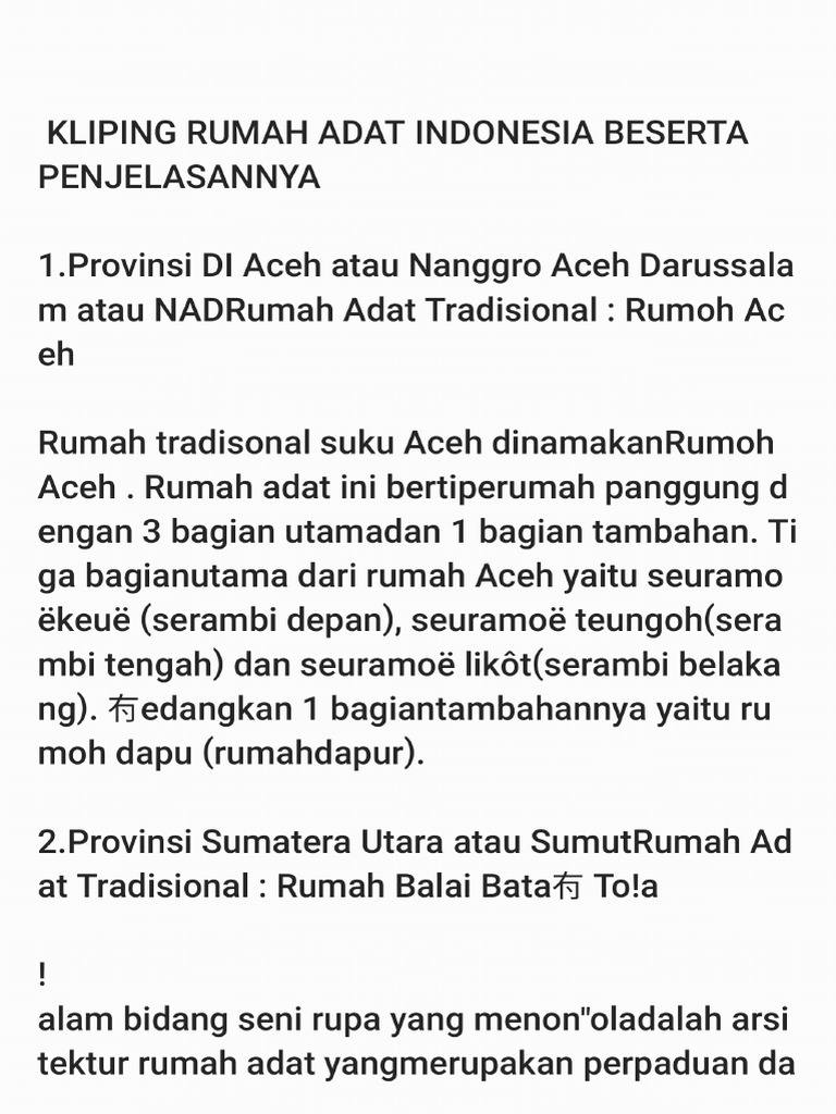 Rumah Adat - 240128 - 123401 | PDF