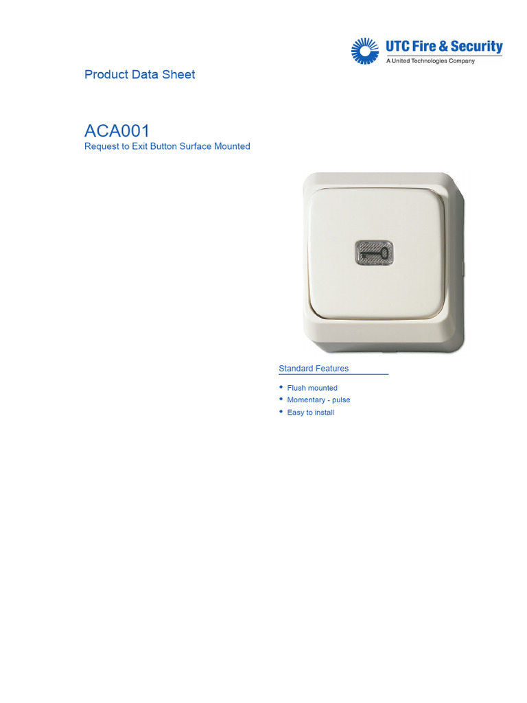 ACA001 Datasheet | PDF | Home & Garden
