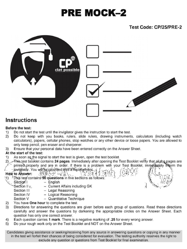 CP Mock - 2, 2025 | PDF