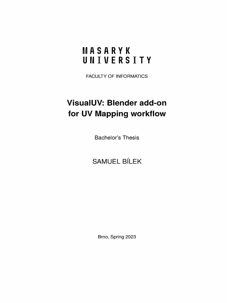 Bachelors Thesis Archive | PDF | Vertex (Geometry) | 3 D Computer Graphics