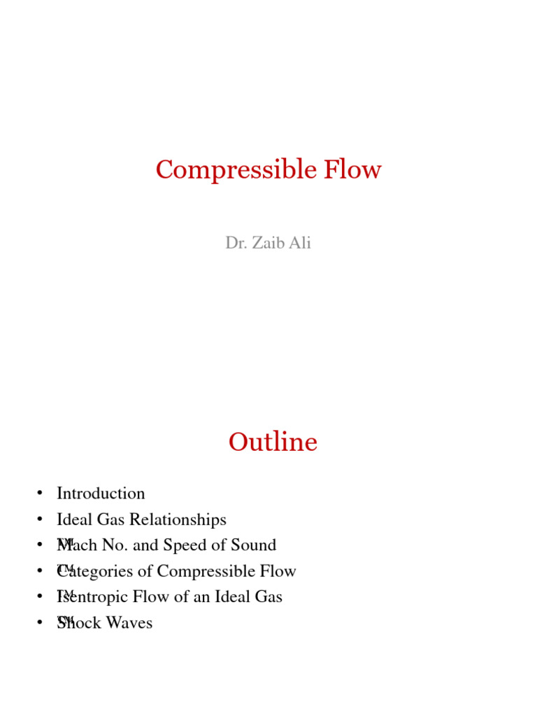 Compressible Flow | PDF | Shock Wave | Compressible Flow