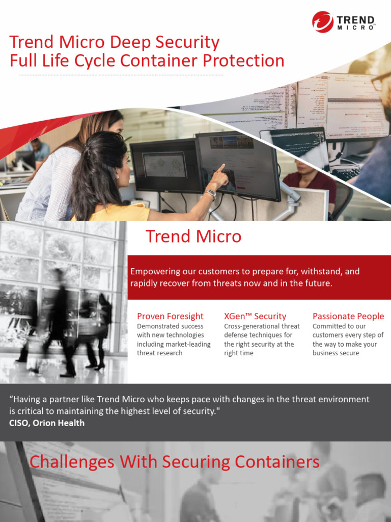 Deep Security Container Protection Customer Presentation | Download ...